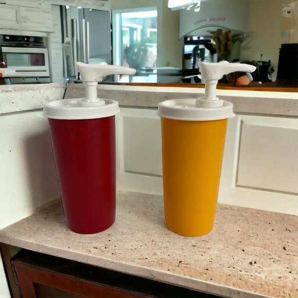 Tupperware | Other | Tupperware 3293 Ketchup Dispenser Mustard ...